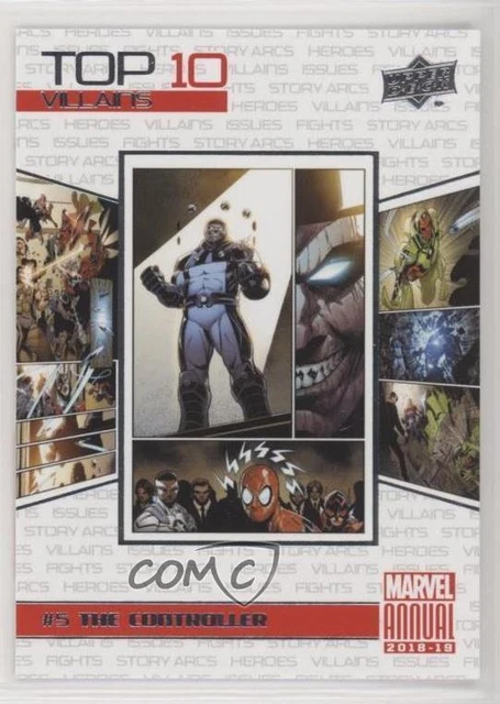 2018-19 UPPER DECK Marvel Annual Top 10 Villains The Controller #TV5 ...
