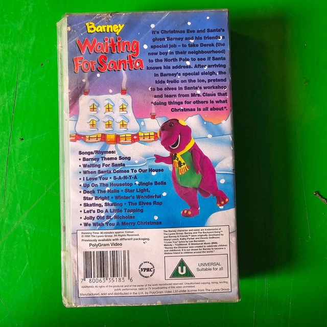 BARNEY WAITING FOR Santa VHS £12.00 - PicClick UK BARNEY WAITING FOR Santa VHS £12.00 - PicClick UK