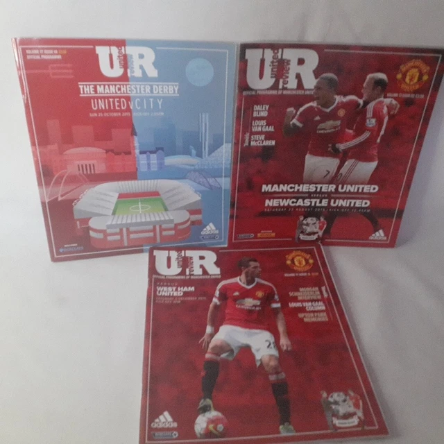 JOB LOT MANCHESTER United Programmes Premier League Bundle x3 Barclays ...