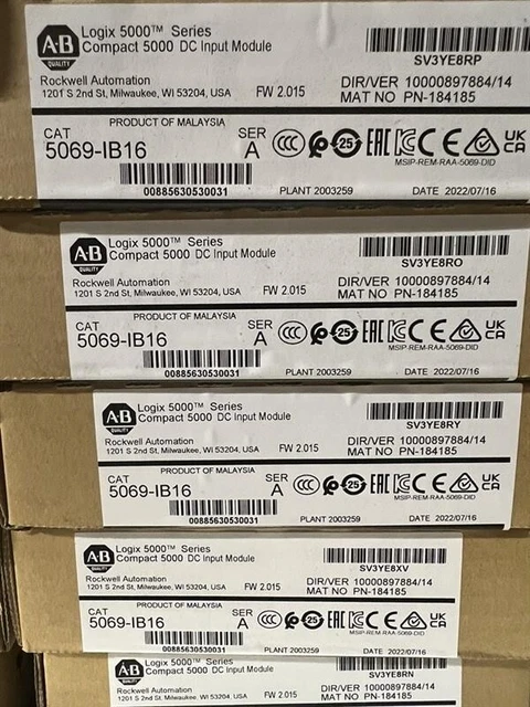 ALLEN BRADLEY 5069-IB16 Compact 5000 DC Input Module, Factory Sealed ...