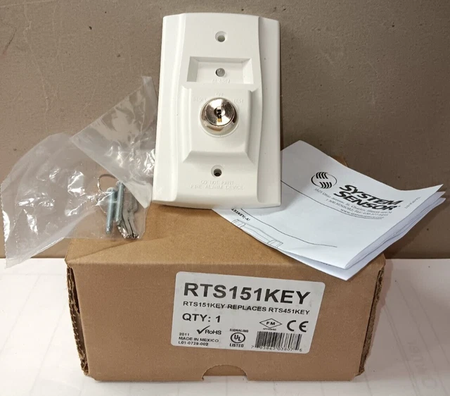 NEW SYSTEM SENSOR Rts151Key Remote Test Station Key Switch $40.49 ...