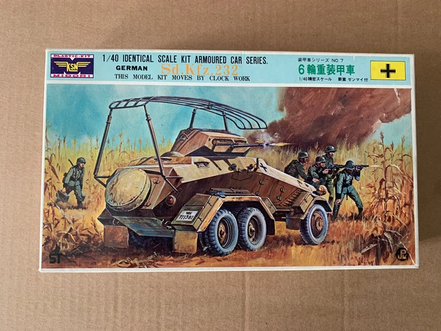 KSN MIDORI GERMAN SD.KFZ.232 model kit - 1:40 £28.93 - PicClick UK