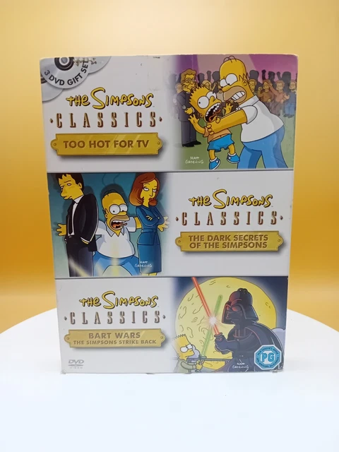THE SIMPSONS CLASSICS, Too Hot For Tv, 3 Dvd Set, Simpsons Sitcom, Animated £10.33 - PicClick UK