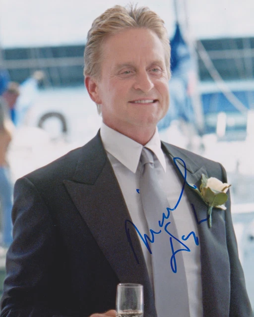AUTOGRAPHE ORIGINAL DE l'acteur MICHAEL DOUGLAS EUR 185,00 - PicClick FR