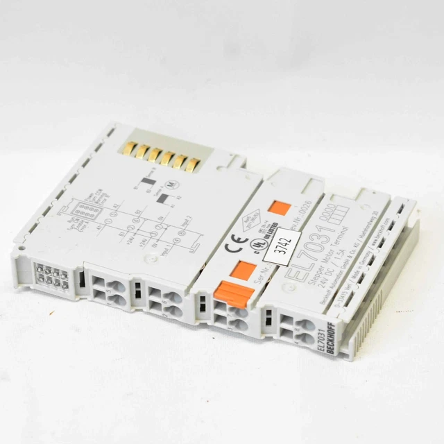 BECKHOFF ETHERCAT TERMINAL, 1-Channel Motion Interface, Stepper Motor EL7031 -used- £151.90 ...