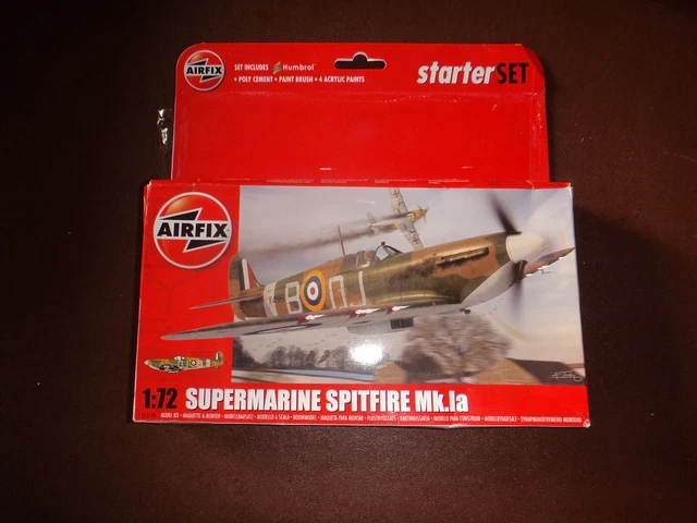 AIRFIX 1/72 SCALE Supermarine Spitfire Mk 1a Model Kit sealed £4.00 - PicClick UK