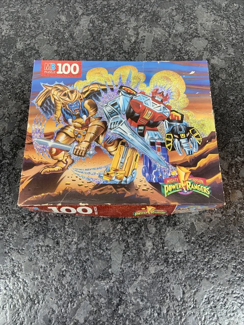 RARE VINTAGE 1994 Saban Mighty Morphin Power Rangers 100 Piece Puzzle ...
