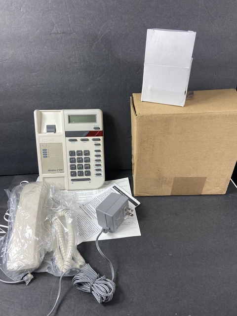 CORDED TELEPHONE NORTEL Maestro Almond 1500CW Northern Telecom MFG ...
