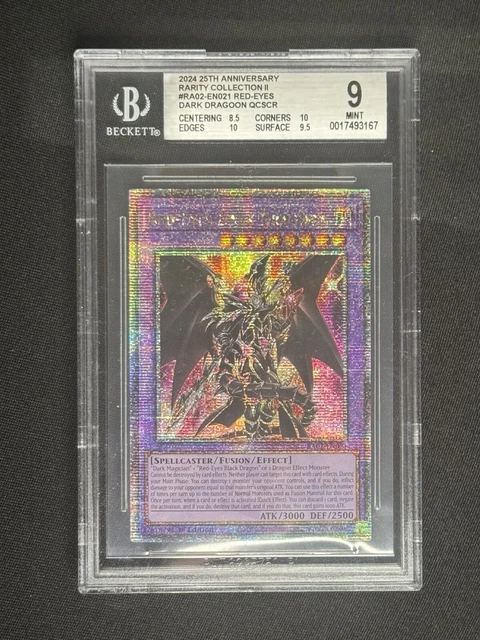 RED-EYES DARK DRAGOON (Quarter Century Secret Rare) RA02-EN021 Beckett ...