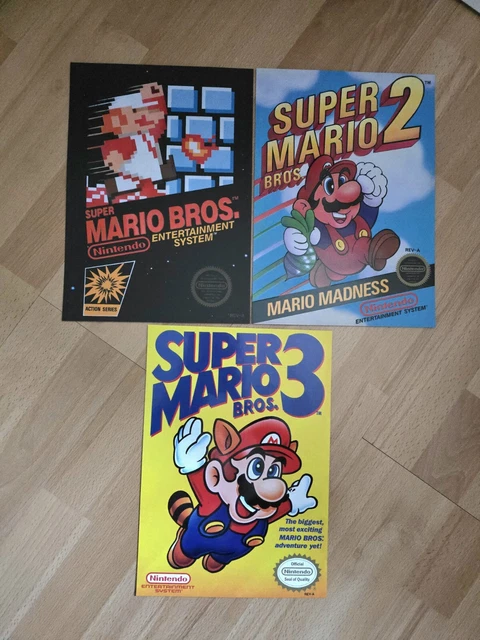 MY NINTENDO REWARDS - Super Mario Bros. A4 Embossed Wall Art Set £9.50 ...