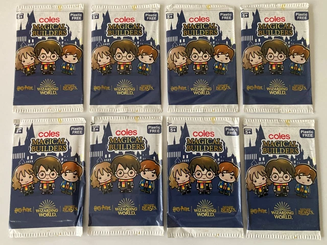 8 UNOPENED COLES Magical Builders 2022 Harry Potter Fantastic Beast ...