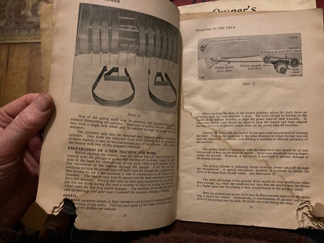 INTERNATIONAL HARVESTER IH McCormick B-45 pickup baler tractor brochure ...