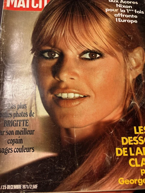 BRIGITTE BARDOT JANE Birkin Magazine Belgique 1971 EUR 10,00 - PicClick FR