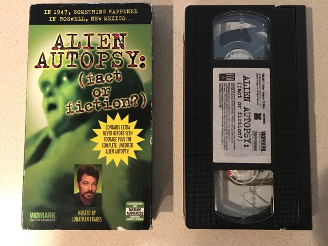 ALIEN AUTOPSY: (FACT or fiction?) (VHS, 1995) Jonathan Frakes £4.40 ...