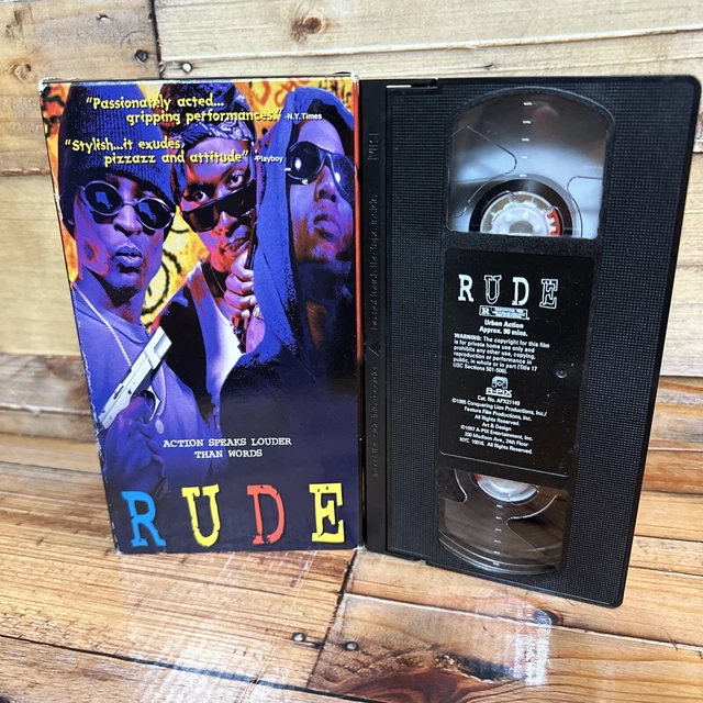 RUDE VHS VCR Video Tape Used Movie A-Pix £8.40 - PicClick UK