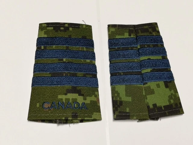 CANADIAN ARMED FORCES Cadpat Rank Epaulets Air Force - Colonel $5.99 ...