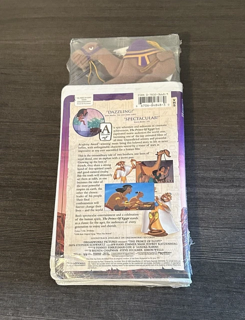 DREAMWORKS THE PRINCE of Egypt (VHS 1999 Clamshell) SEALED Collectors Camel £11.33 - PicClick UK