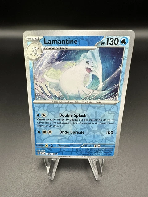 CARTE POKÉMON LAMANTINE Reverse 087/165 Ecarlate et Violet 3.5 151 EUR ...