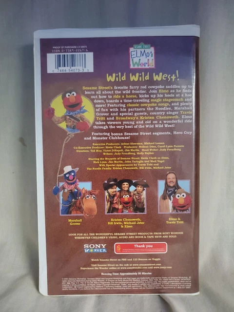 ELMOS WORLD WILD Wild West VHS 2001 EUR 2,77 - PicClick FR
