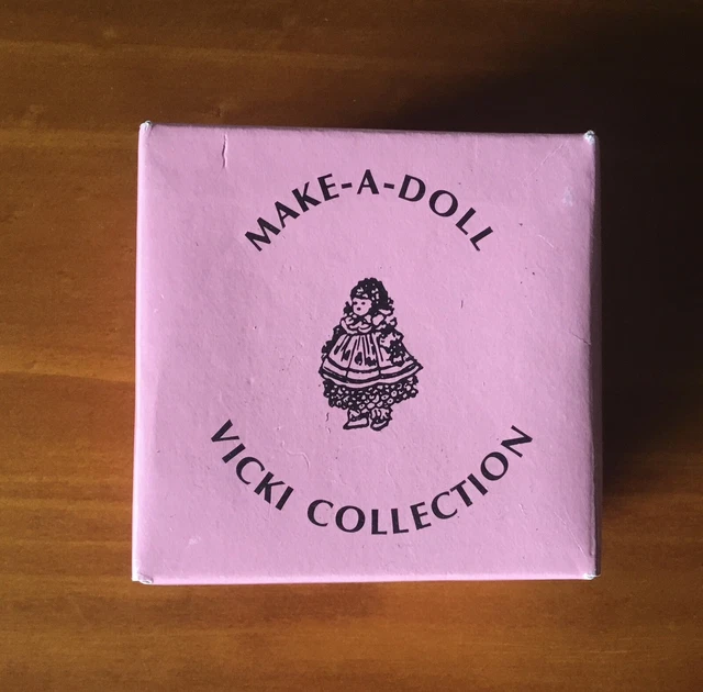 VINTAGE MAKE-A-DOLL VICKI Collection Porcelain Doll Kit ~ Lady ~ $12.50 ...