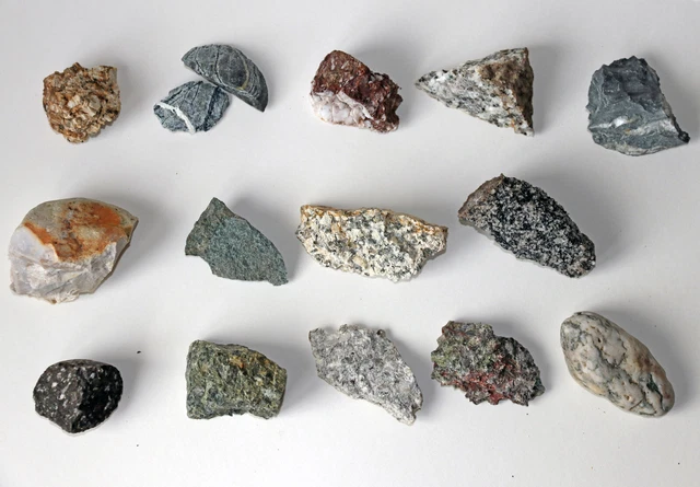 CORNWALL ROCK MINERAL COLLECTION Igneous Metamorphic Sedimentary ...