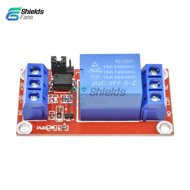 12V 1 CHANNEL Relay Module With Optocoupler Isolation High and Low Level Trigger $6.20 - PicClick AU