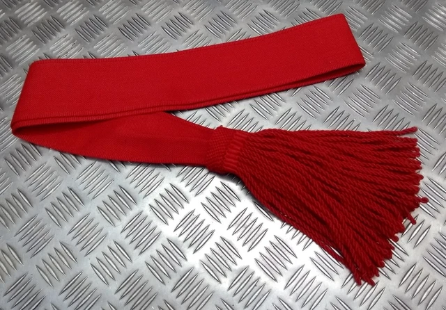 RAF RED SHOULDER Sash Genuine British Royal Air Force Issue Parade Size ...