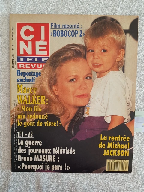 CINE REVUE N°35 1990 Marcy Walker A.baldwin Drucker E.riva Chamberlain ...