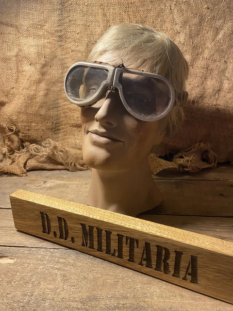 WW2 BRITISH MOTORCYCLE tank Drivers Goggles £74.99 - PicClick UK