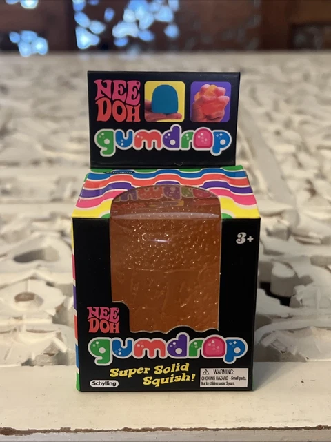 NEEDOH GUM DROP ORANGE Squishy Toy Nee Doh Stress Ball Authentic ...