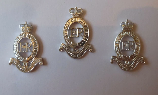 BRITISH ARMY BERET & Collar Badges, Royal Horse Artillery RHA £12.99 ...