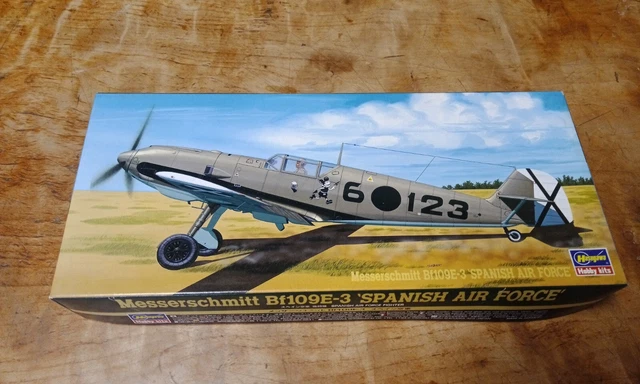 VINTAGE 1995 HASEGAWA MESSERSCHMITT Bf109E-3 Spanish Air Force 1/72 EUR 22,30 - PicClick FR