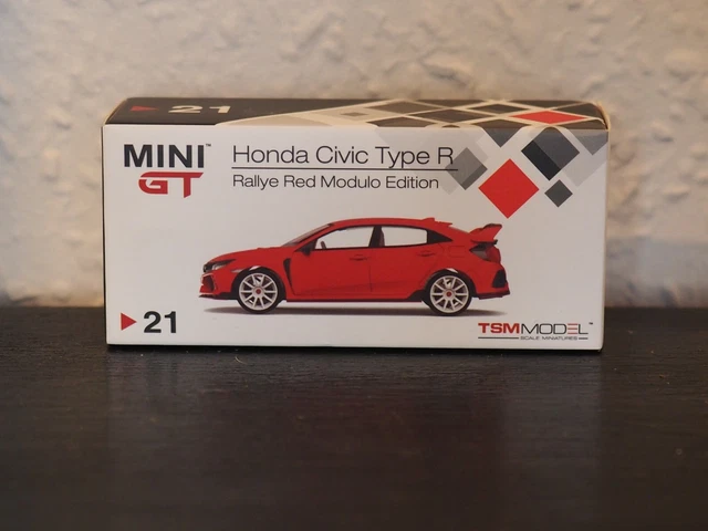 MINI GT HONDA Civic Type R Rallye Red Modulo Edition #MGT00021 RHD £18. ...