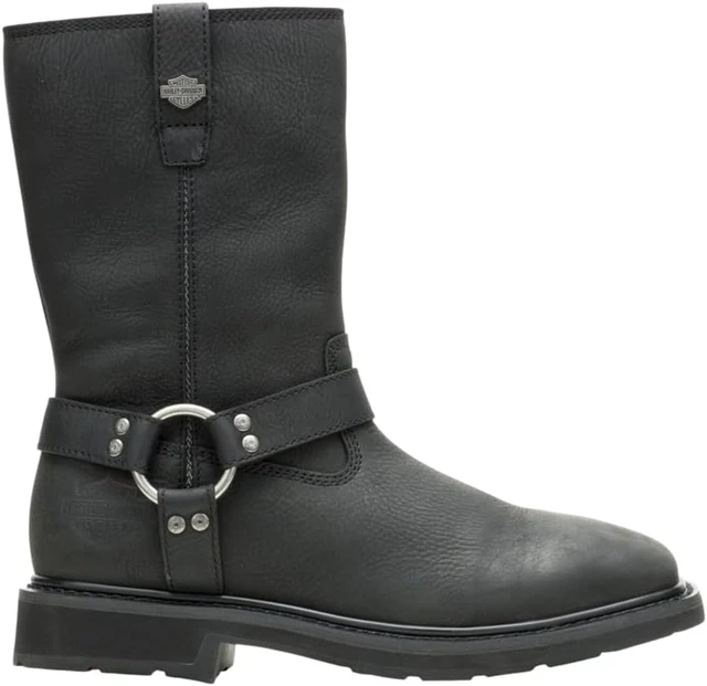 HARLEY-DAVIDSON FOOTWEAR MENS Altman Harness Motorcycle Casual Boots ...