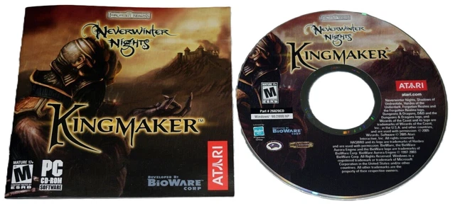 NEVERWINTER NIGHTS: KINGMAKER PC CD Rom 2005 Computer Video Game EUR 5,78 - PicClick FR