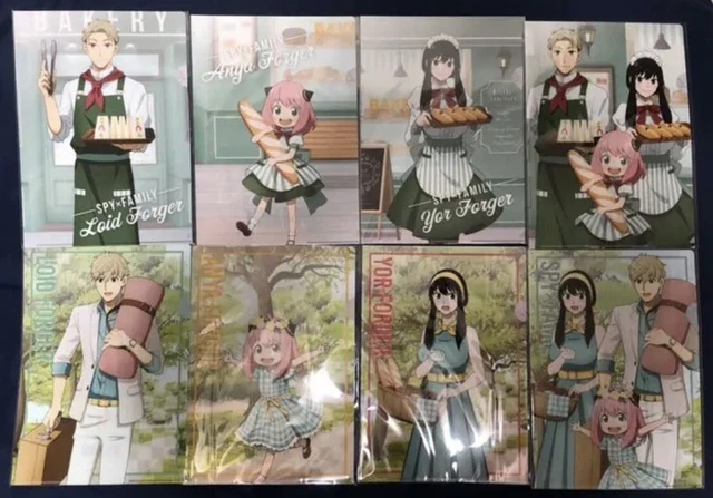 SPY X FAMILY X SEGA Anay Yor Loid Foger Clear File Complete Set JAPAN £ ...