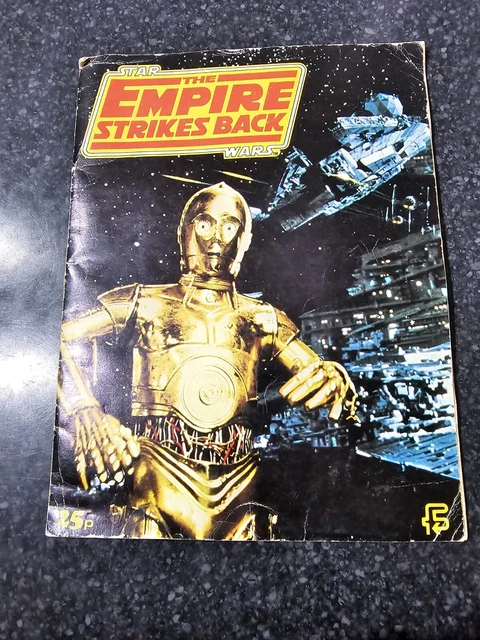 FKS EMPIRE STRIKES Back Sticker Album Complete Star Wars Book Sci-fi £ ...