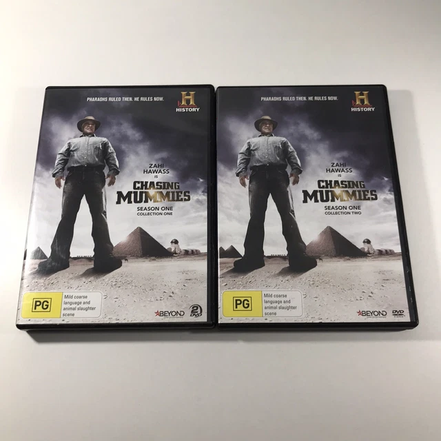 ZAHI HAWASS IS Chasing Mummies Season One DVD Bundle Lot Region 4 PAL TV Series $15.00 - PicClick AU