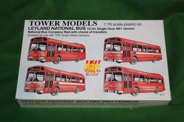 TOWER MODELS LEYLAND National Nbc Bus Model Kit 1/76 Ho #Tb12 £15.99 ...