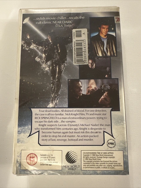 MIDNIGHT COP (AKA Nick Knight) New World Vhs Big Box Ex Rental Rick ...