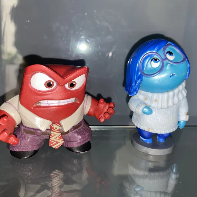 DISNEY PIXAR INSIDE Out Sadness & Anger Mini Figure £8.00 - PicClick UK
