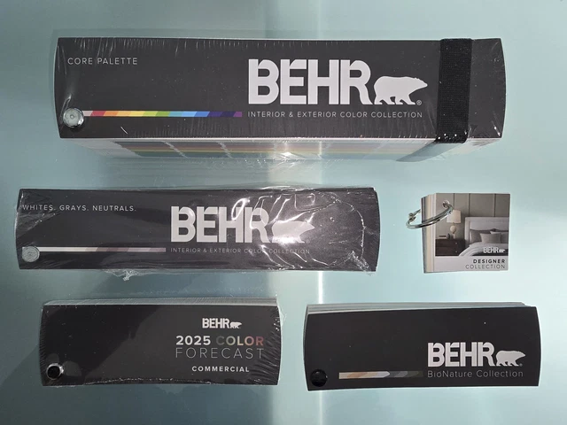 NEW BEHR COLOR System Fan Decks + 2026 Color Forecast Fan Deck £35.74 ...