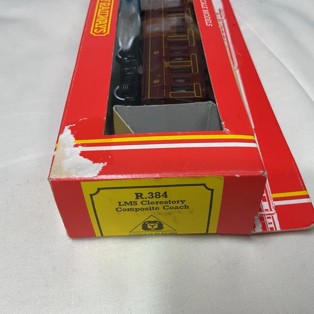 HORNBY OO GAUGE R384 LMS Clerestory Composite Coach No.4863 Boxed £11. ...