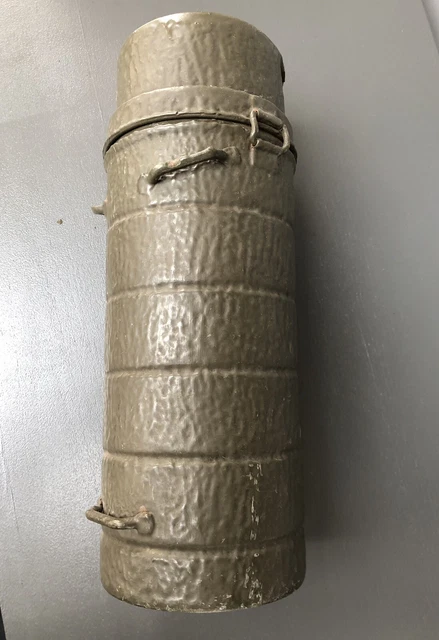 POST WW2 BUNDESWEHR German Army Gas Mask Tin £15.00 - PicClick UK