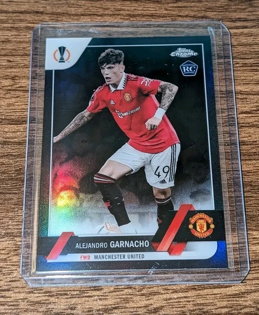 2022-23 TOPPS CROMATO UCC Alejandro Garnacho Nero Rookie RC/10! EUR 597 ...