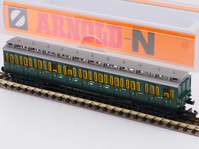 ARNOLD 3394 COMPARTMENT 3. Class DRG C4 Pr 12 N Gauge Mint! Boxed 1706-13-32 £21.53 - PicClick UK
