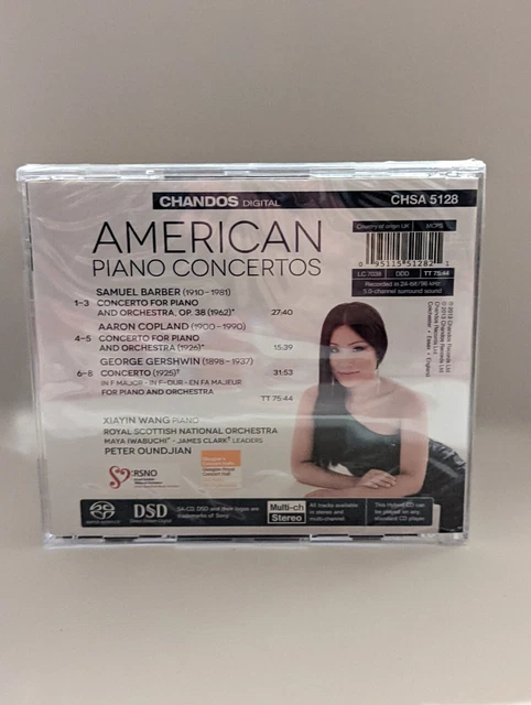 XIAYIN WANG AMERICAN Piano Concertos CD - New And Sealed $9.00 ...
