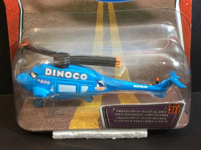 DISNEY PIXAR “CARS” Dinoco Helicopter Blue Model Vehicle In Sealed ...