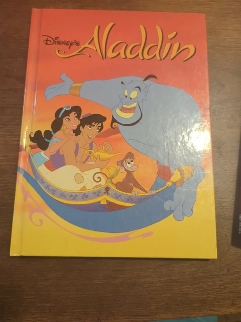 DISNEY CLASSIC SERIES Aladdin Hardcover Book Storybook Vintage 1992 $6. ...