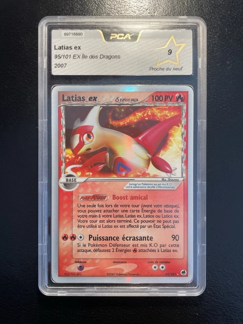 CARTE POKÉMON LATIAS Ex Île Des Dragons PCA 9 Fr 95/101 Espèce Delta EUR 699,99 - PicClick FR